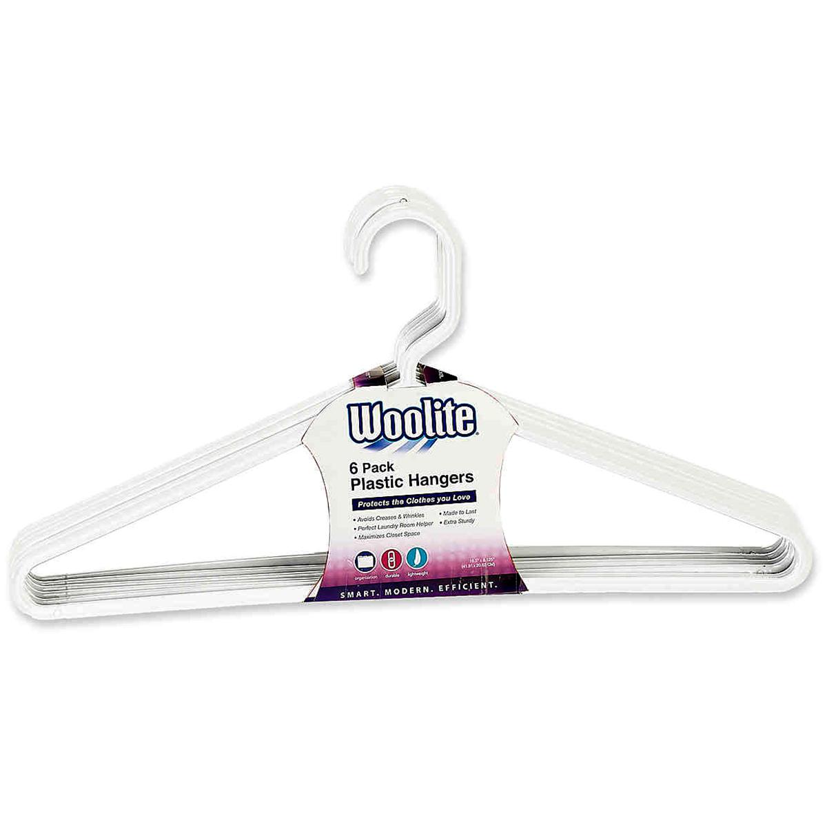 Woolite 6pk. Plastic Hangers
