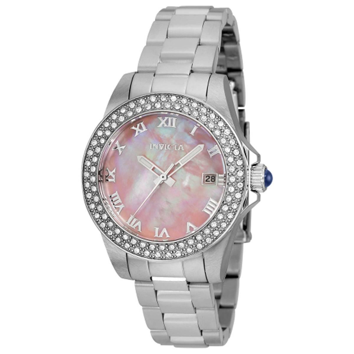 Click here for Invicta Womens 36070 Angel Quartz 3 Hand Pink Dial... prices