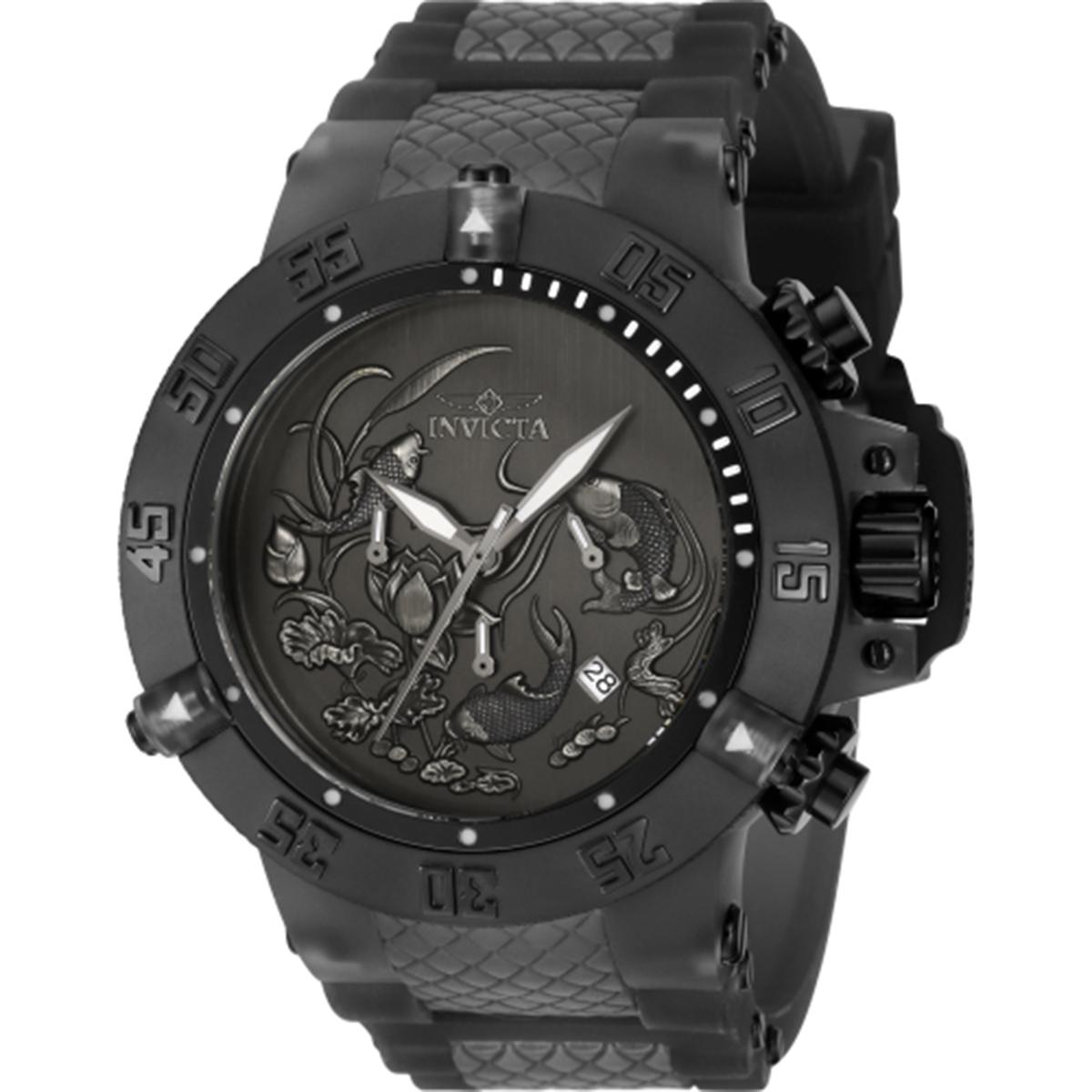 Click here for Invicta Mens 37040 Subaqua Quartz 3 Hand Black  Si... prices