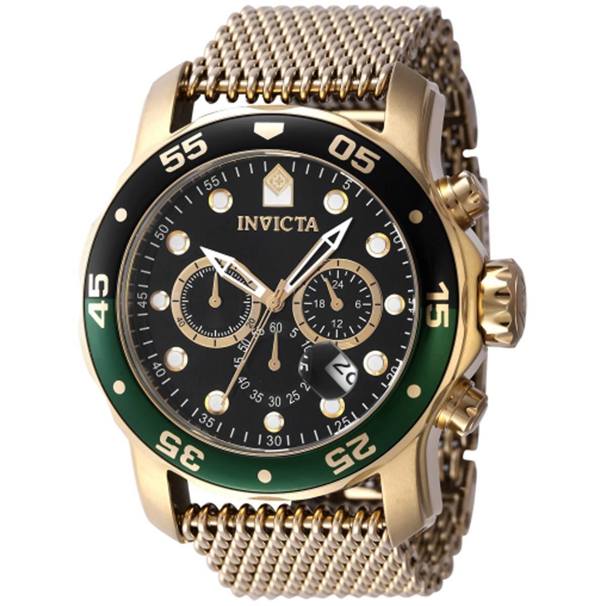 Click here for Mens Invicta Pro Diver Gold/Black Dial Quartz Watc... prices