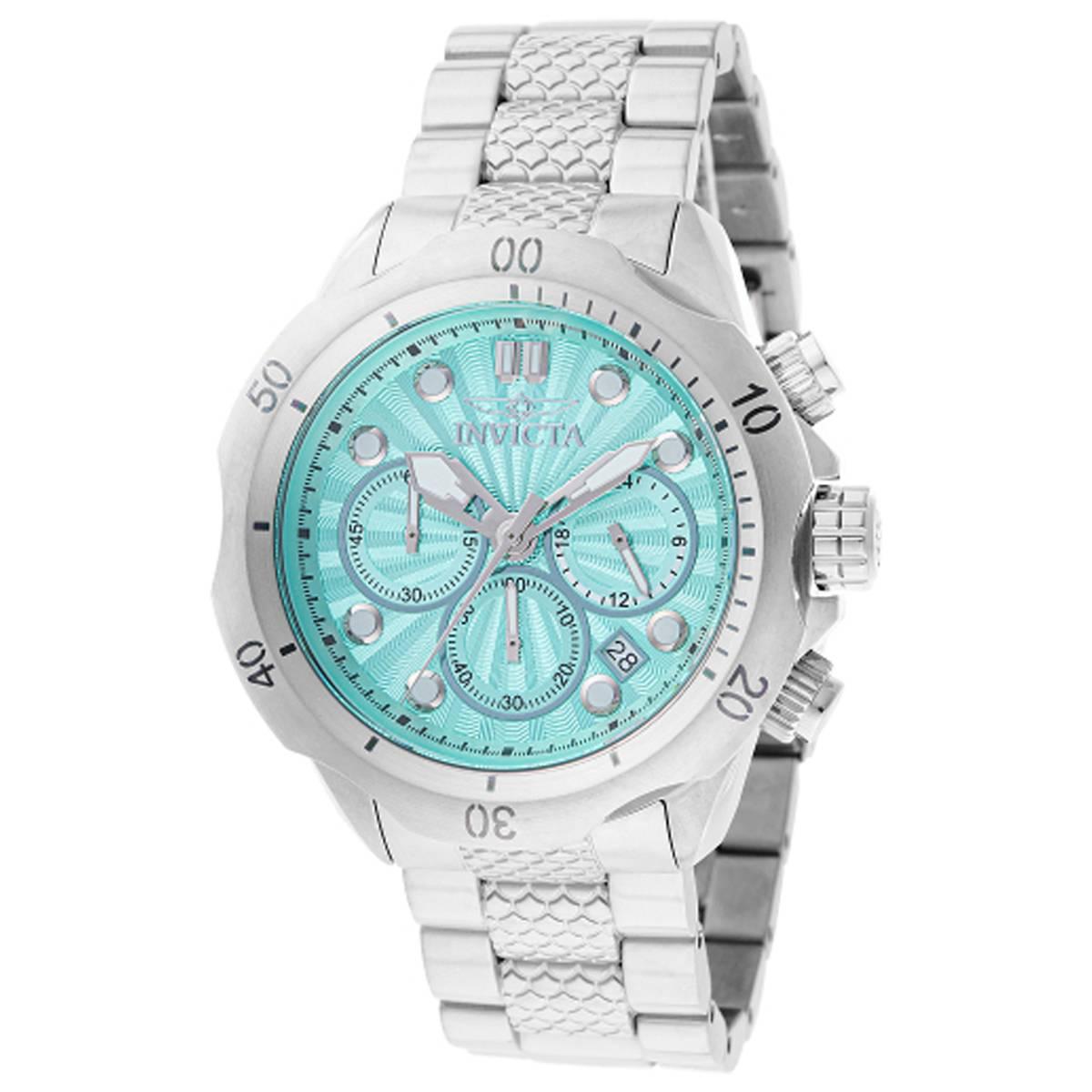 Click here for Mens Invicta Venom Turquoise Dial Quartz Watch - 4... prices