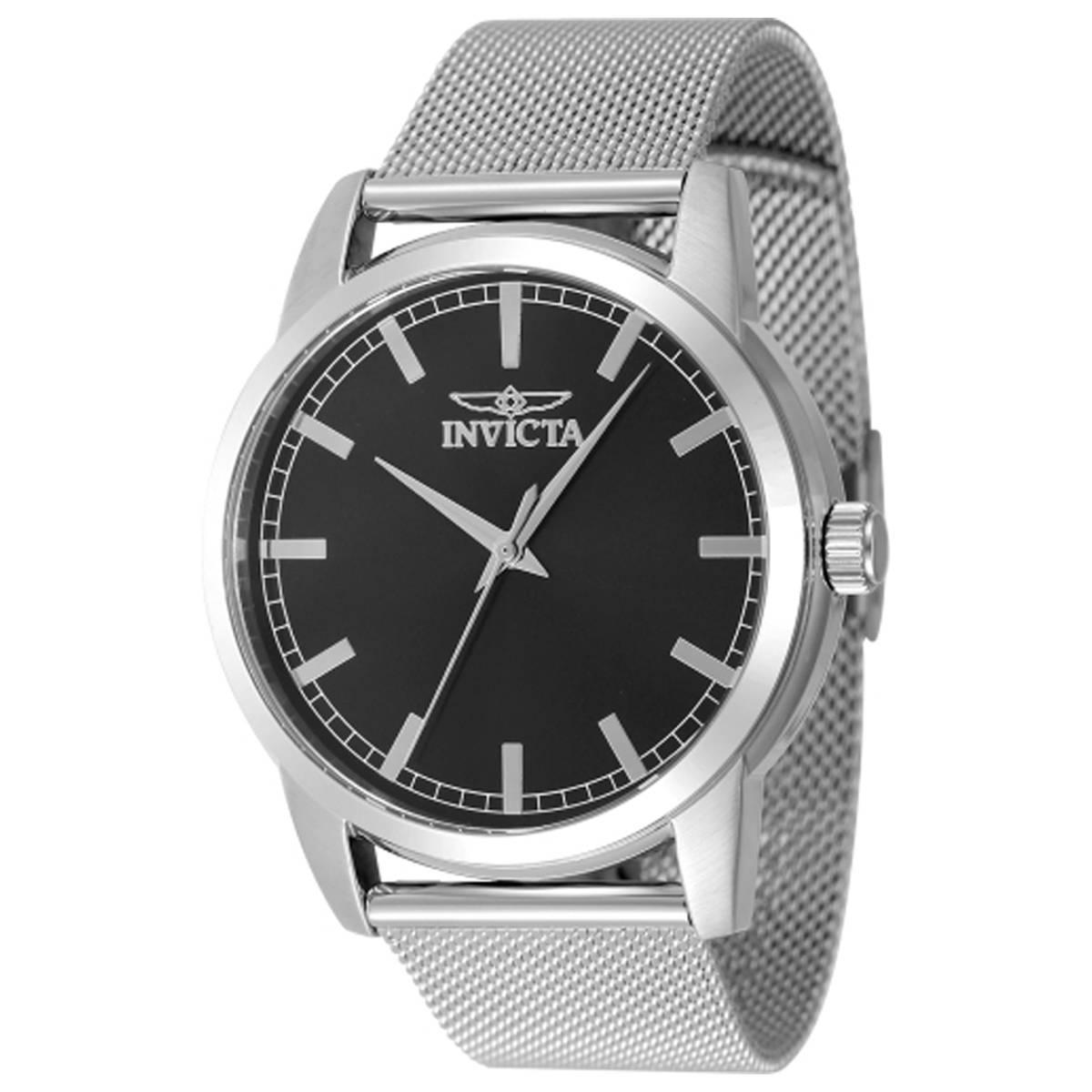 Click here for Mens Invicta Celestial Black Dial Quartz Watch - 4... prices