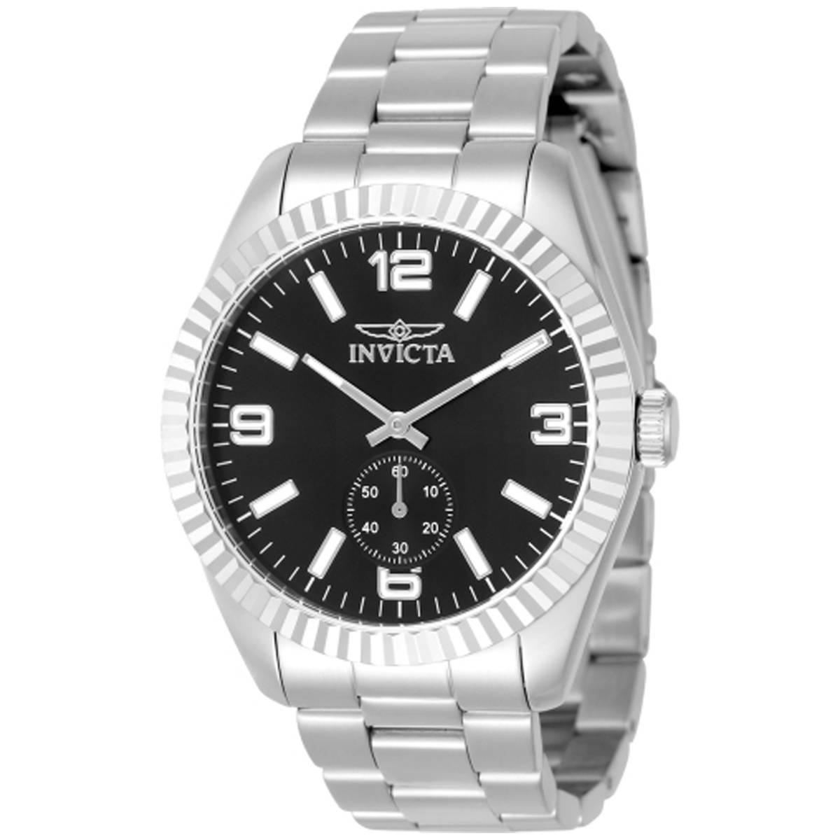 Click here for Mens Invicta Specialty Black Dial Quartz Watch - 4... prices