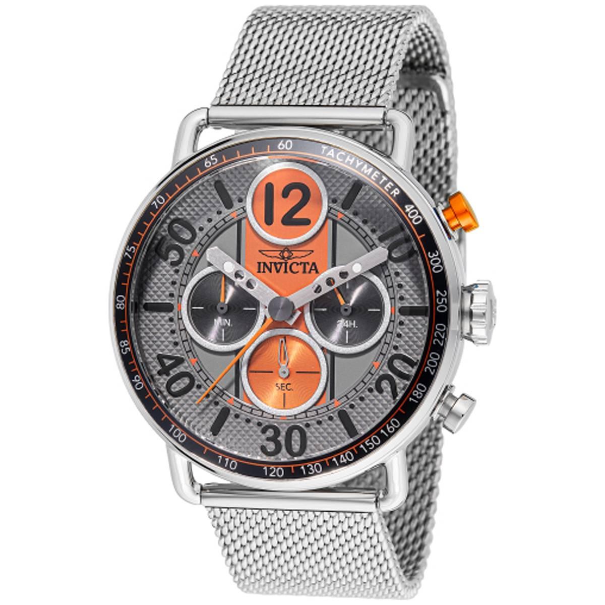 Click here for Mens Invicta Speedway Orange Dial Quartz Watch - 4... prices