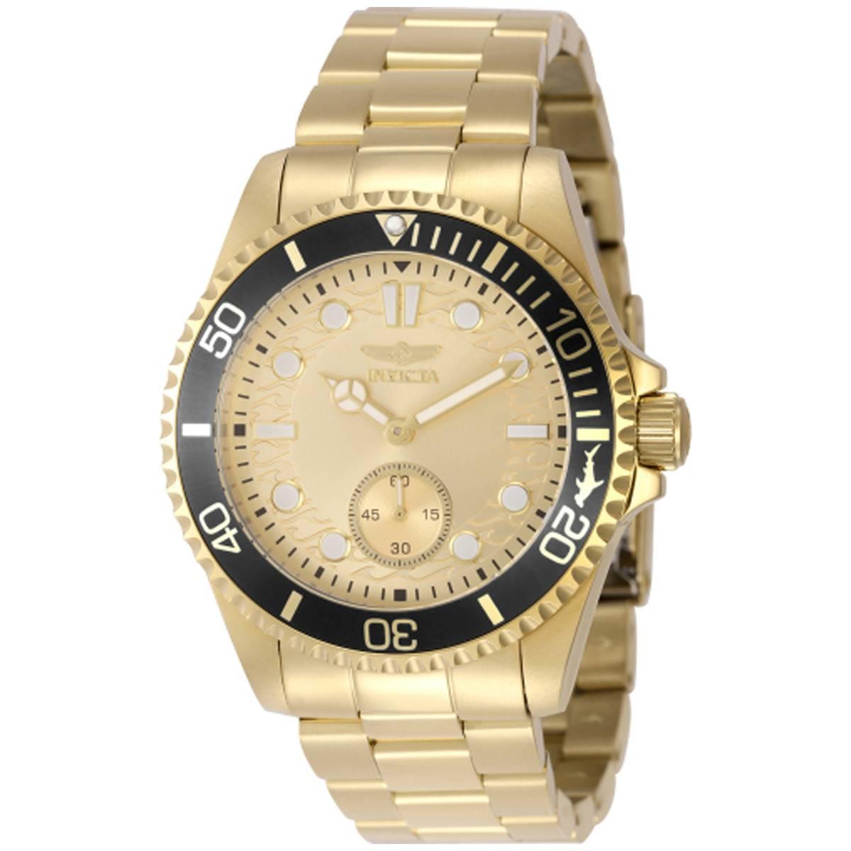 Click here for Invicta Mens 49428 Pro Diver Quartz VD78 Gold Dial... prices