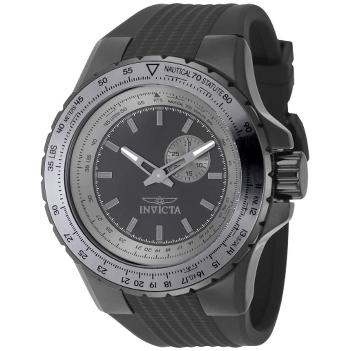 Click here for Invicta Mens 49728 Aviator Quartz VD72 Black Dial... prices