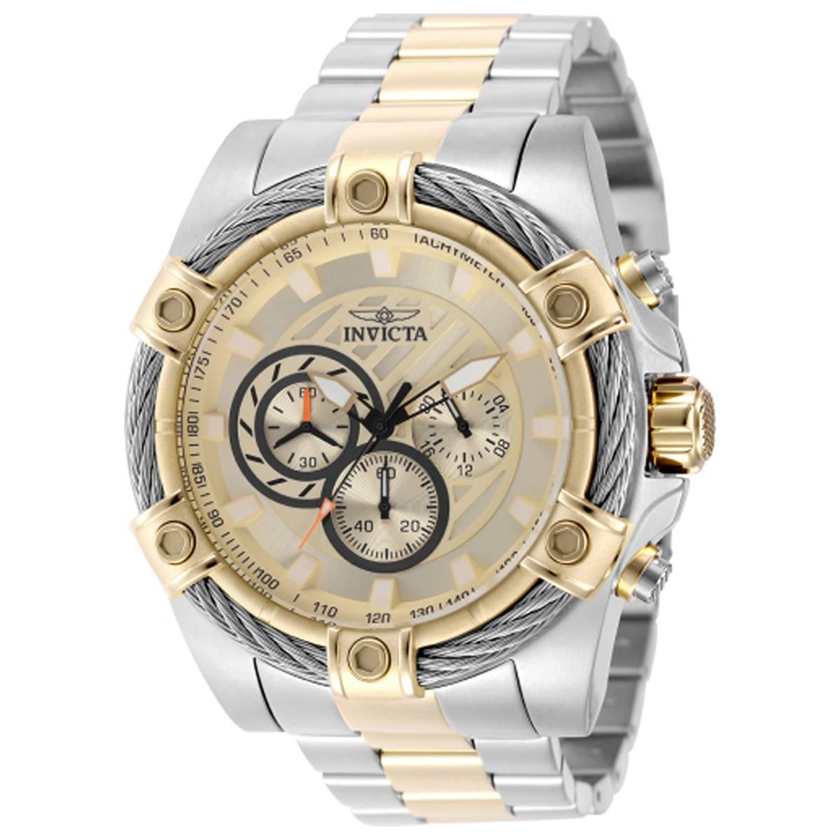 Click here for Mens Invicta Bolt Gold Dial Quartz Watch - 49747 prices