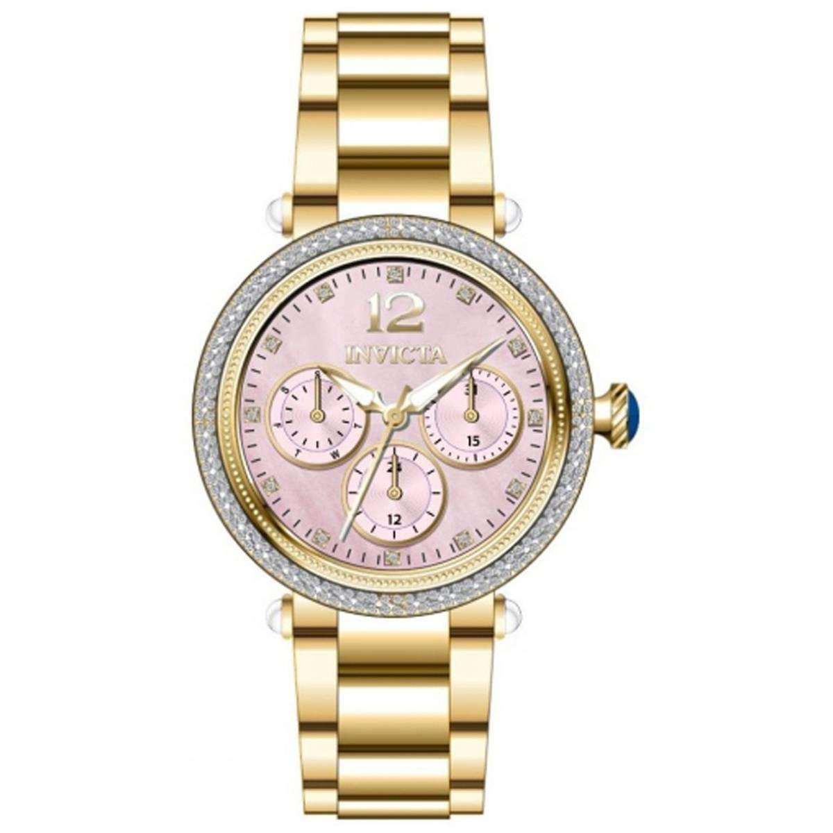 Click here for Womens Invicta Bolt Pink Dial Quartz Watch - 49813 prices