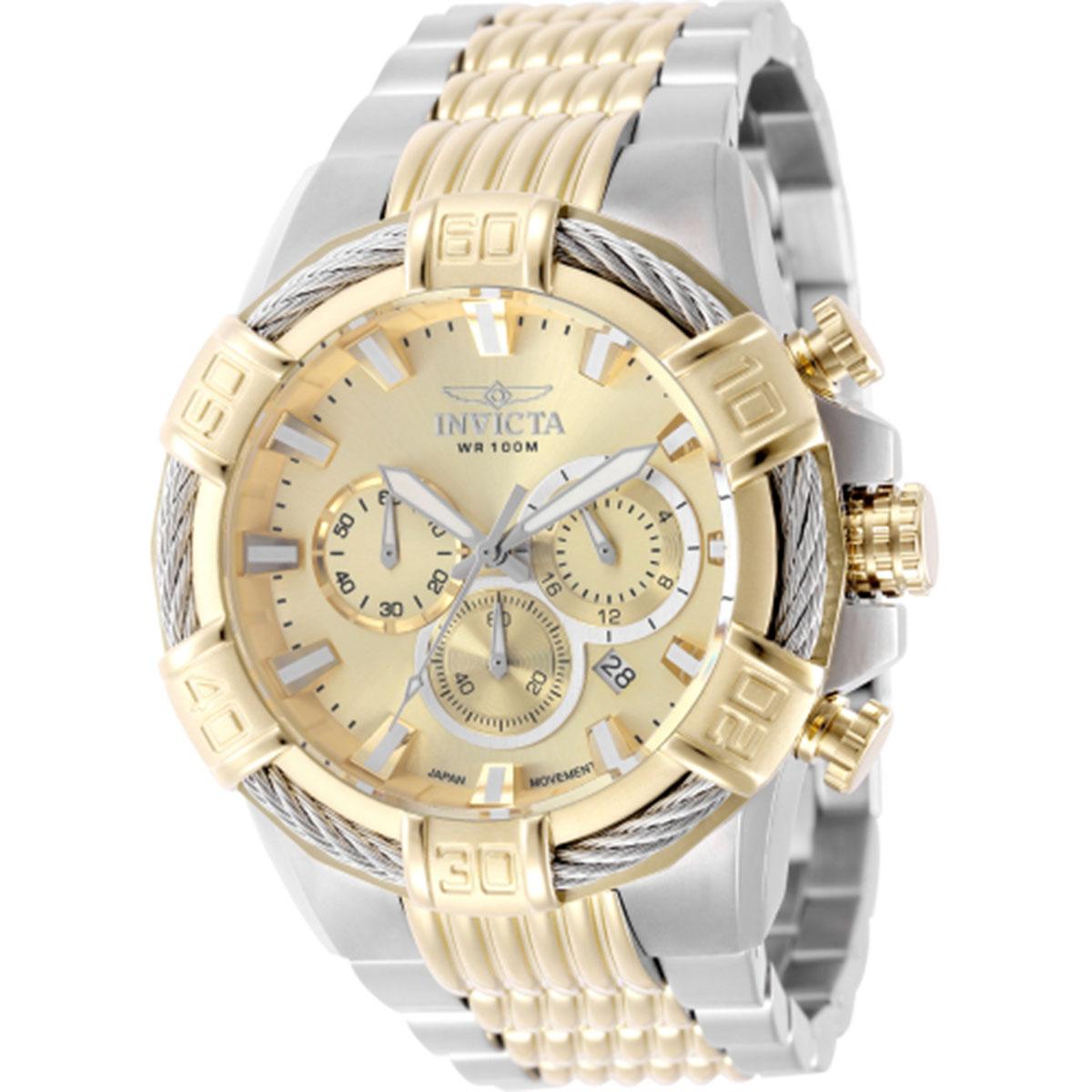 Click here for Mens Invicta Bolt Gold Dial Quartz Watch - 49902 prices