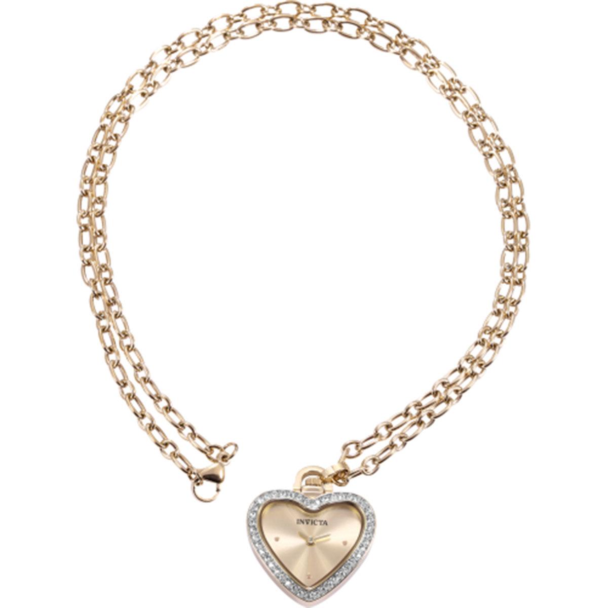 Click here for Invicta Womens 49938 Mini Quartz PC20S Gold Dial W... prices