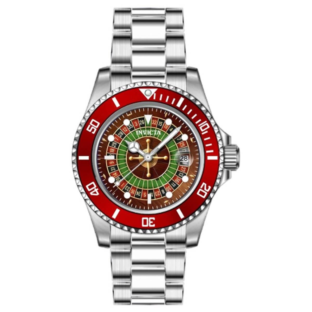 Click here for Mens Invicta Pro Diver Roulette Wheel Dial Quartz... prices
