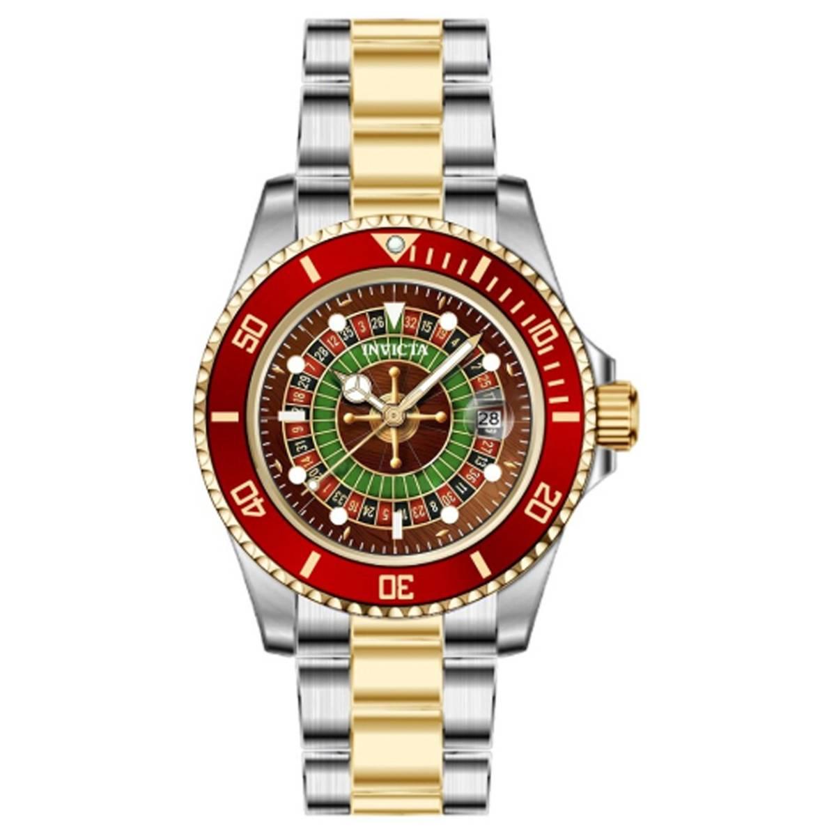 Click here for Mens Invicta Pro Diver Roulette Wheel Dial Quartz... prices