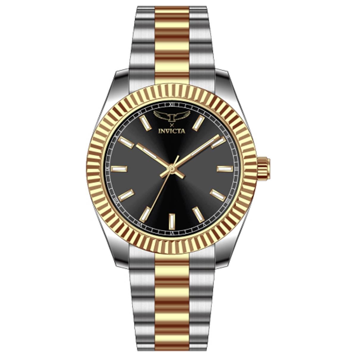 Click here for Mens Invicta Specialty Steel Black Dial Quartz Wat... prices