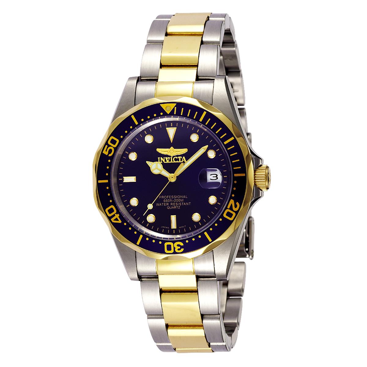 Click here for Mens INVICTA Pro Diver Quartz Chronograph Blue Dia... prices