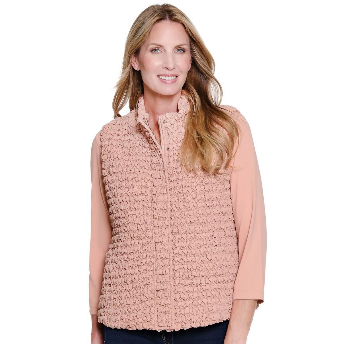 Click here for Petite Multiples Snap and Zip Front Quilted Vest prices