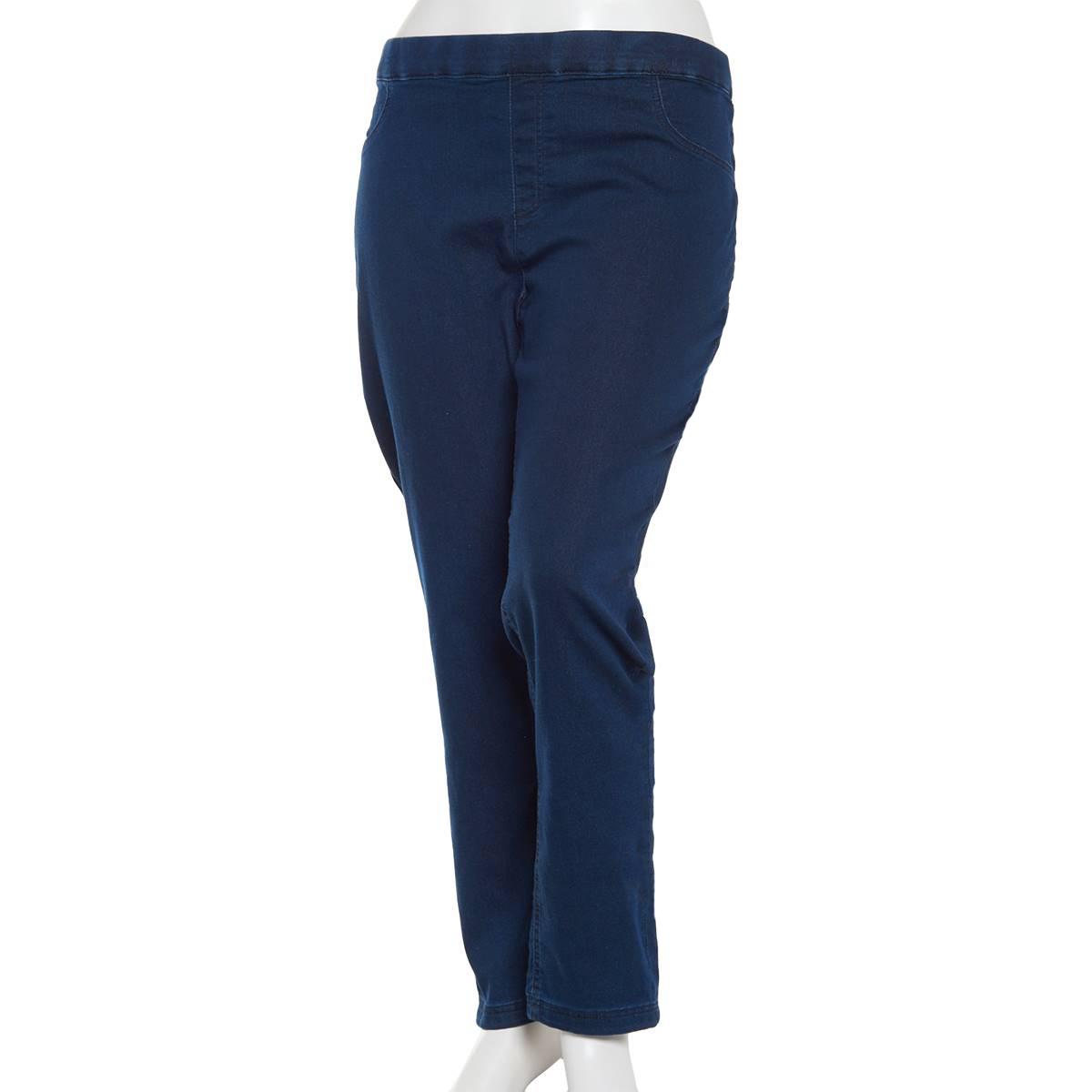 Click here for Plus Size Erika Joey Knit Denim Pants prices