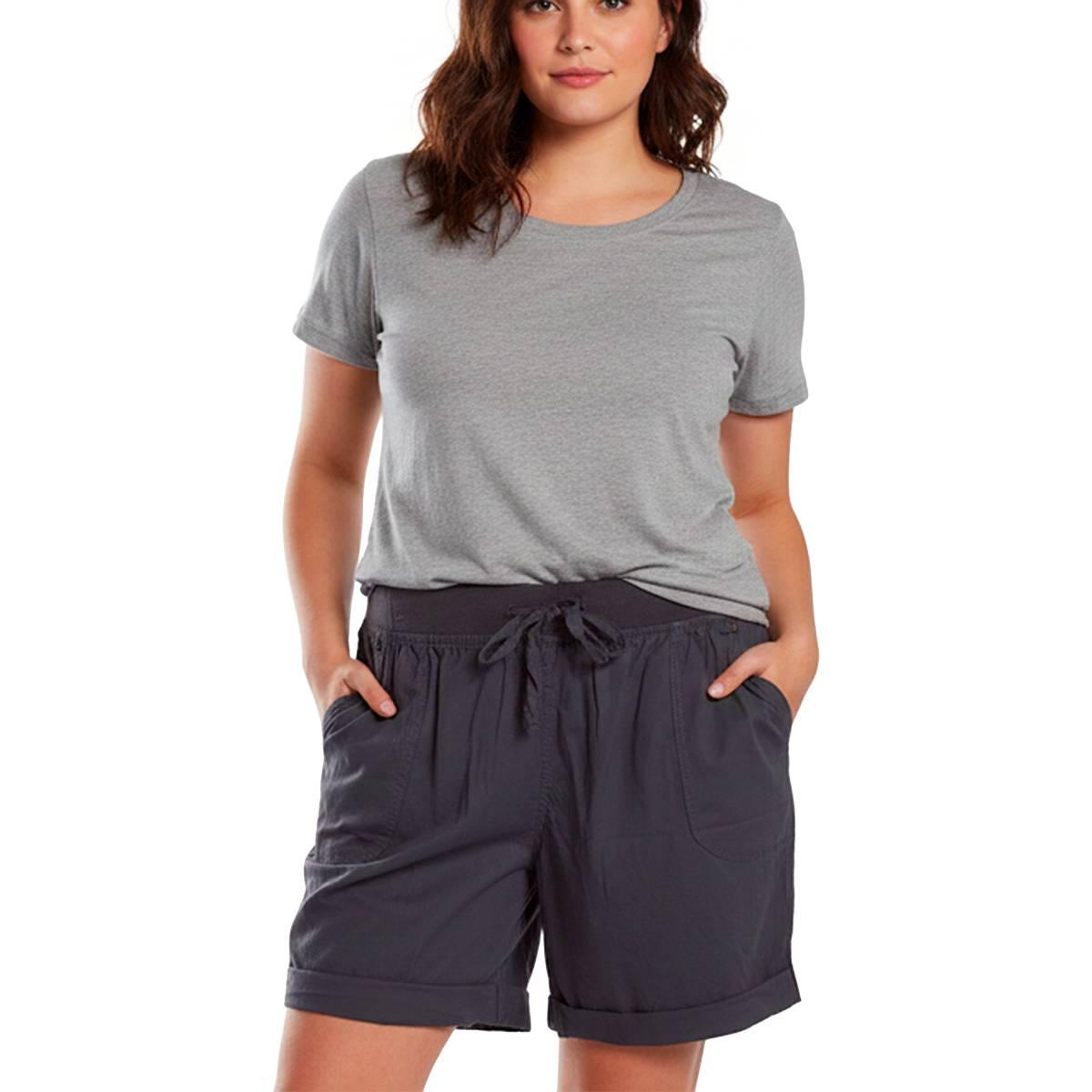 Click here for Plus Size da-sh Margarita Ribbed Waistband Bermuda... prices
