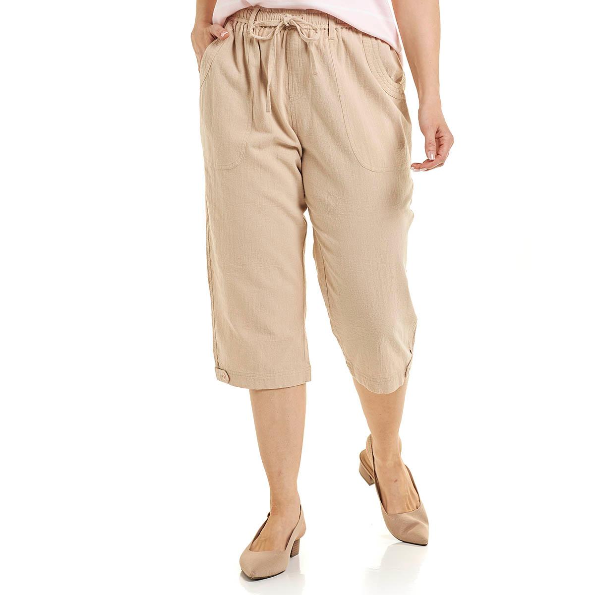 Click here for Womens Erika Blair Solid Capris prices