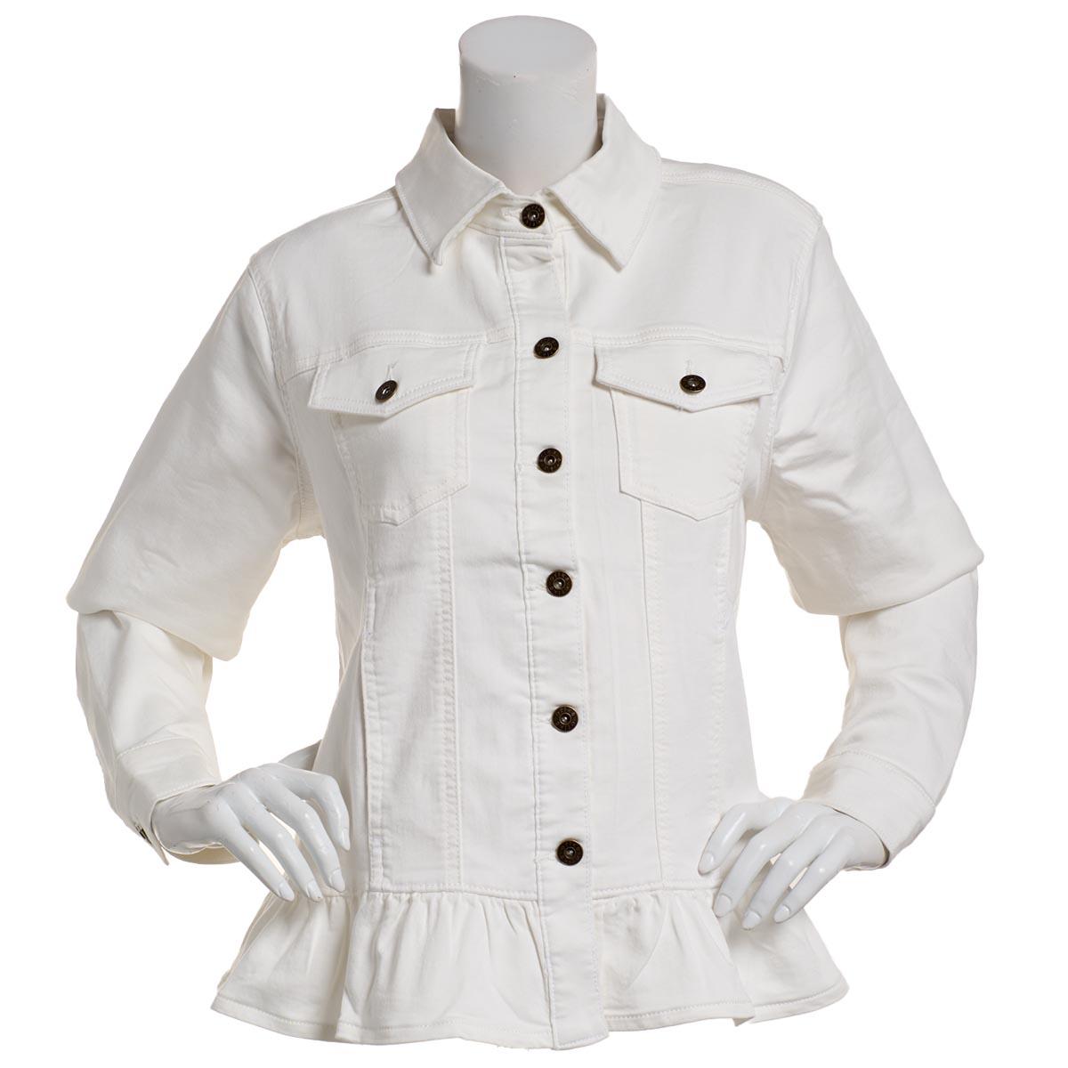 Click here for Womens Erika Joey Solid Peplum Hem Jacket prices