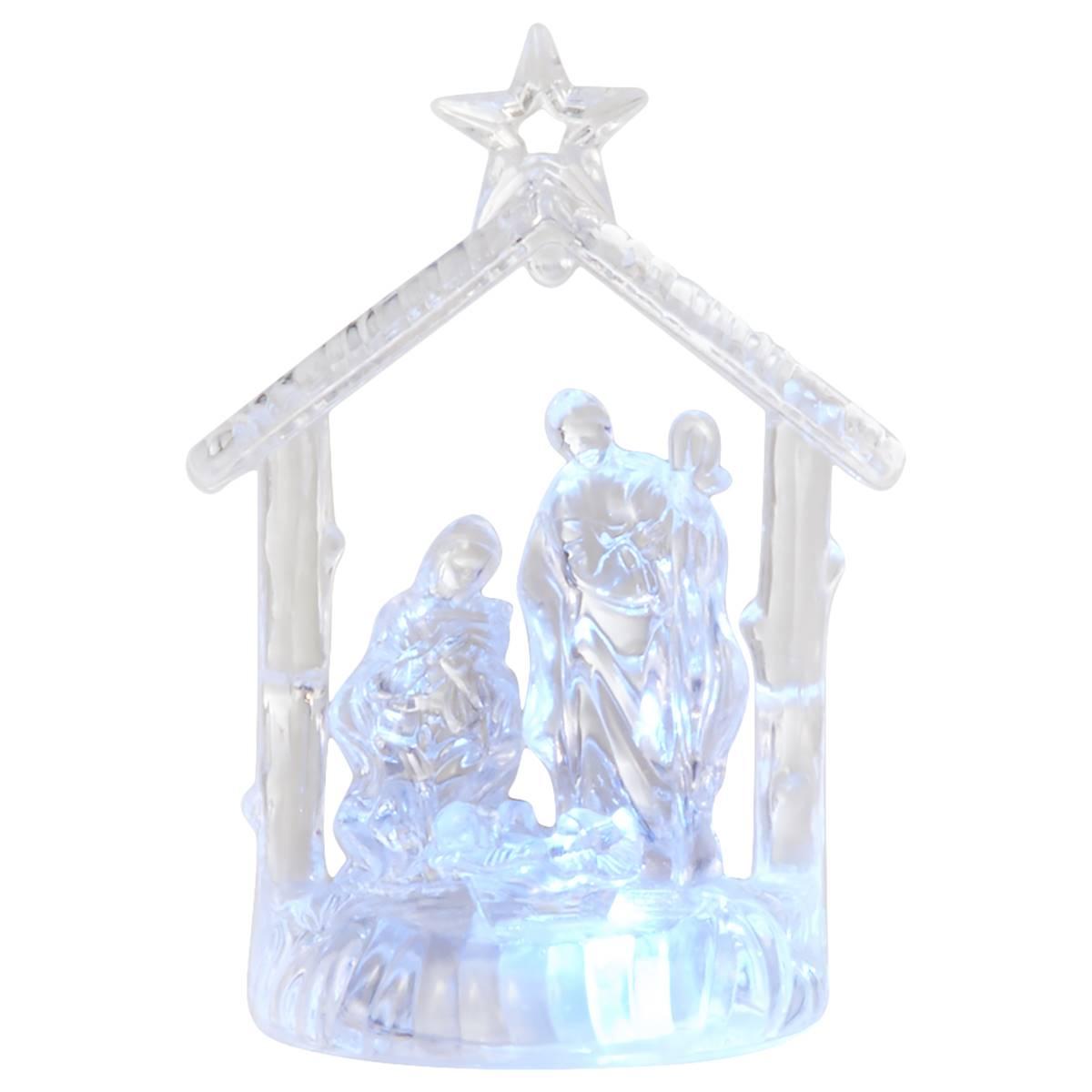 Click here for Battery Operated Crystal Nativity Scene with Star... prices