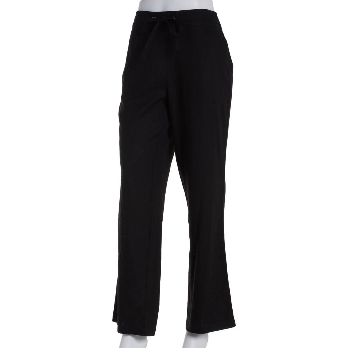 Click here for Womens Per Se Solid Linen Beach Pants prices