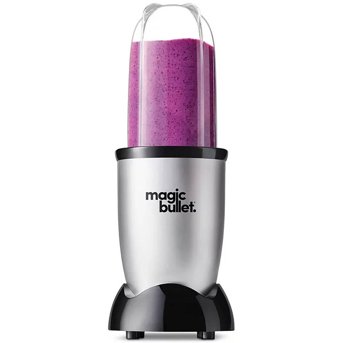 Magic Bullet 3 Piece Personal Blender Mbr-0301 â Silver - Silver