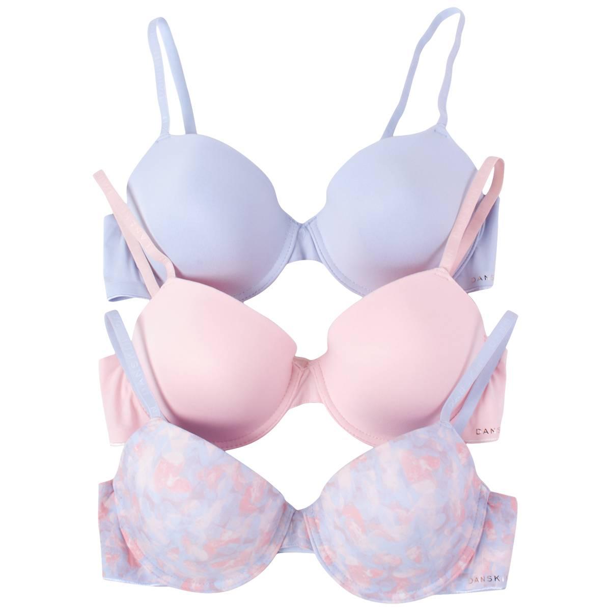 Click here for Womens Danskin 3pk Underwire Bras w/Logo Straps DS... prices
