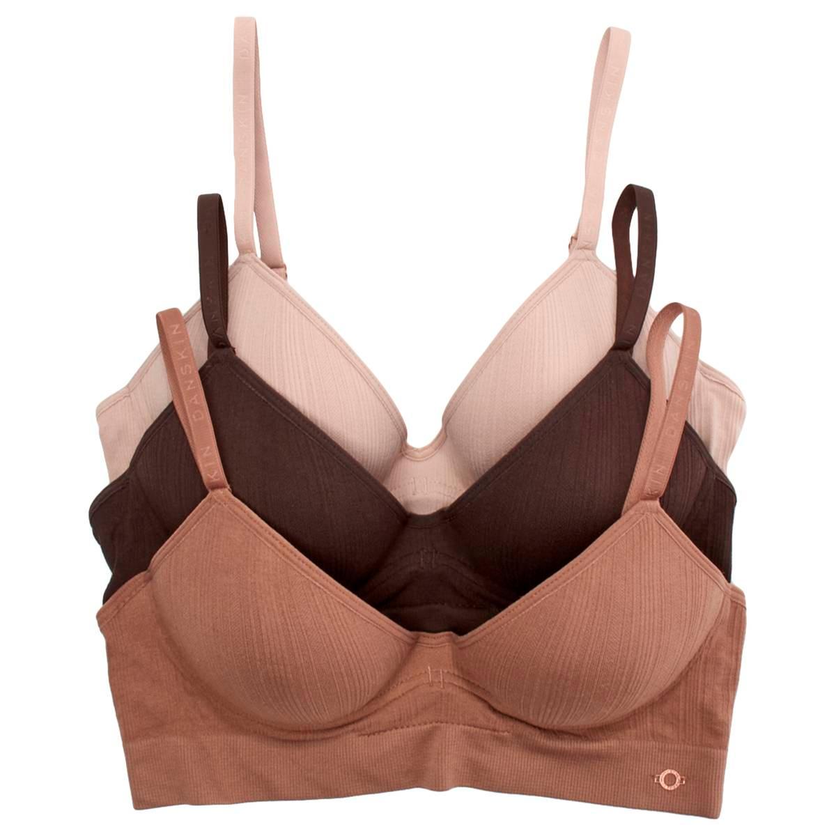 Click here for Womens Danskin 3pk.Ribbed Seamless Molded Bras DS3... prices