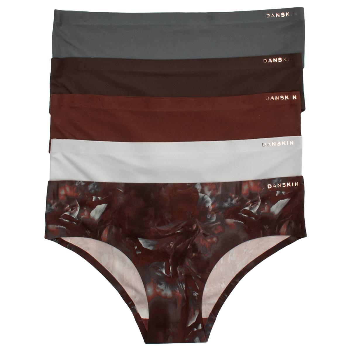 Click here for Womens Danskin(R) 5pk. Bonded Brushed Micro Hipste... prices