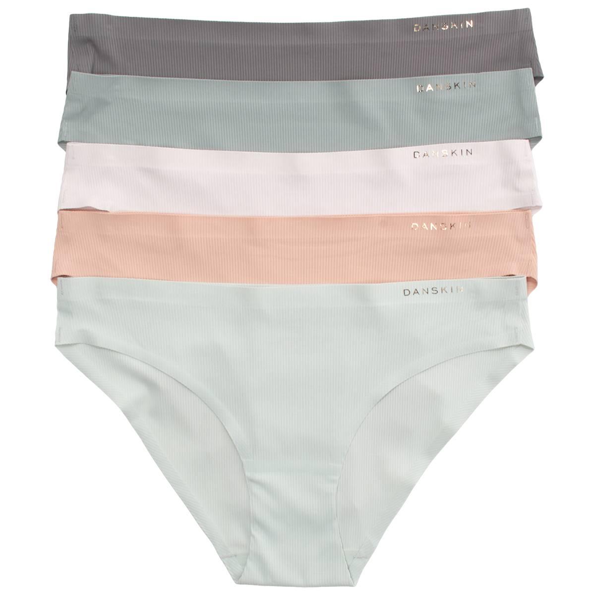 Click here for Womens Danskin 5pk Micro Rib Hipster Panties - DS2... prices