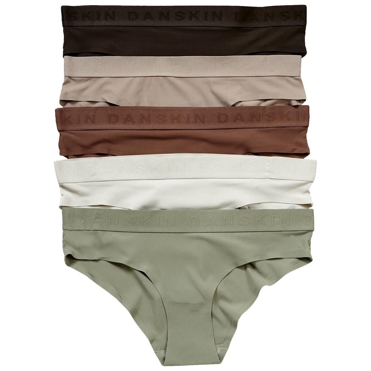Click here for Womens Danskin 5pk. Bonded Micro Rib Hipster Panti... prices