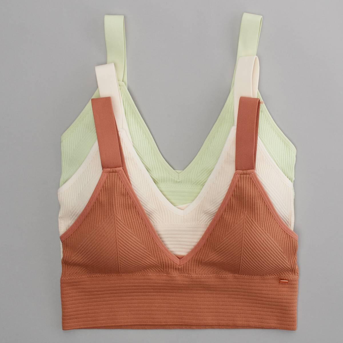 Click here for Womens Danskin 3pk. Seamless Longline Bralettes DS... prices