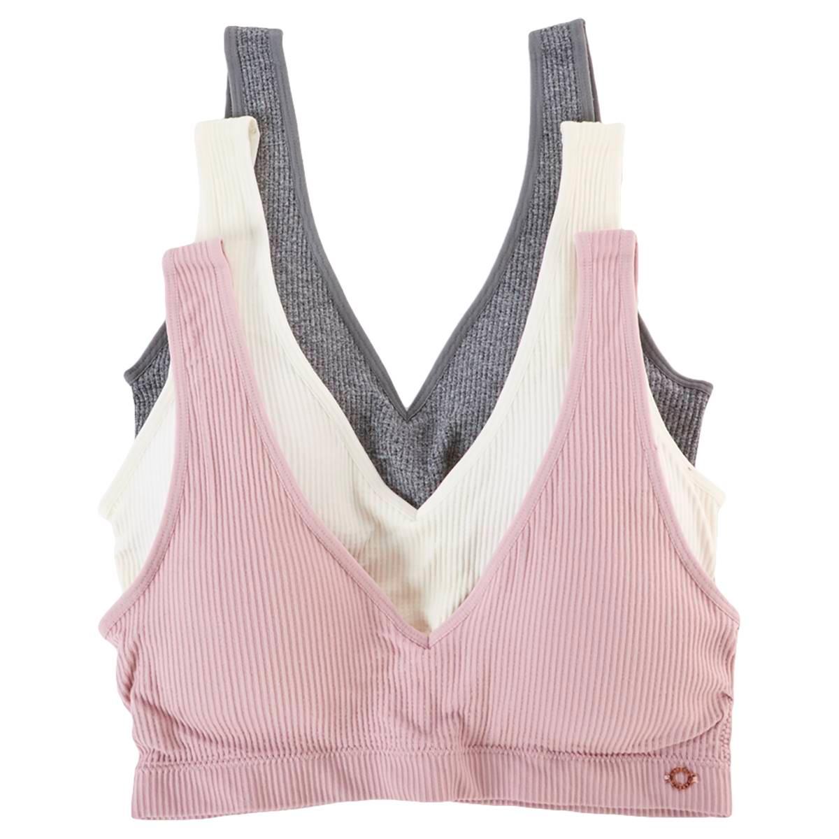 Click here for Womens Danskin 3pk. Seamless Deep V Bralette DS823... prices