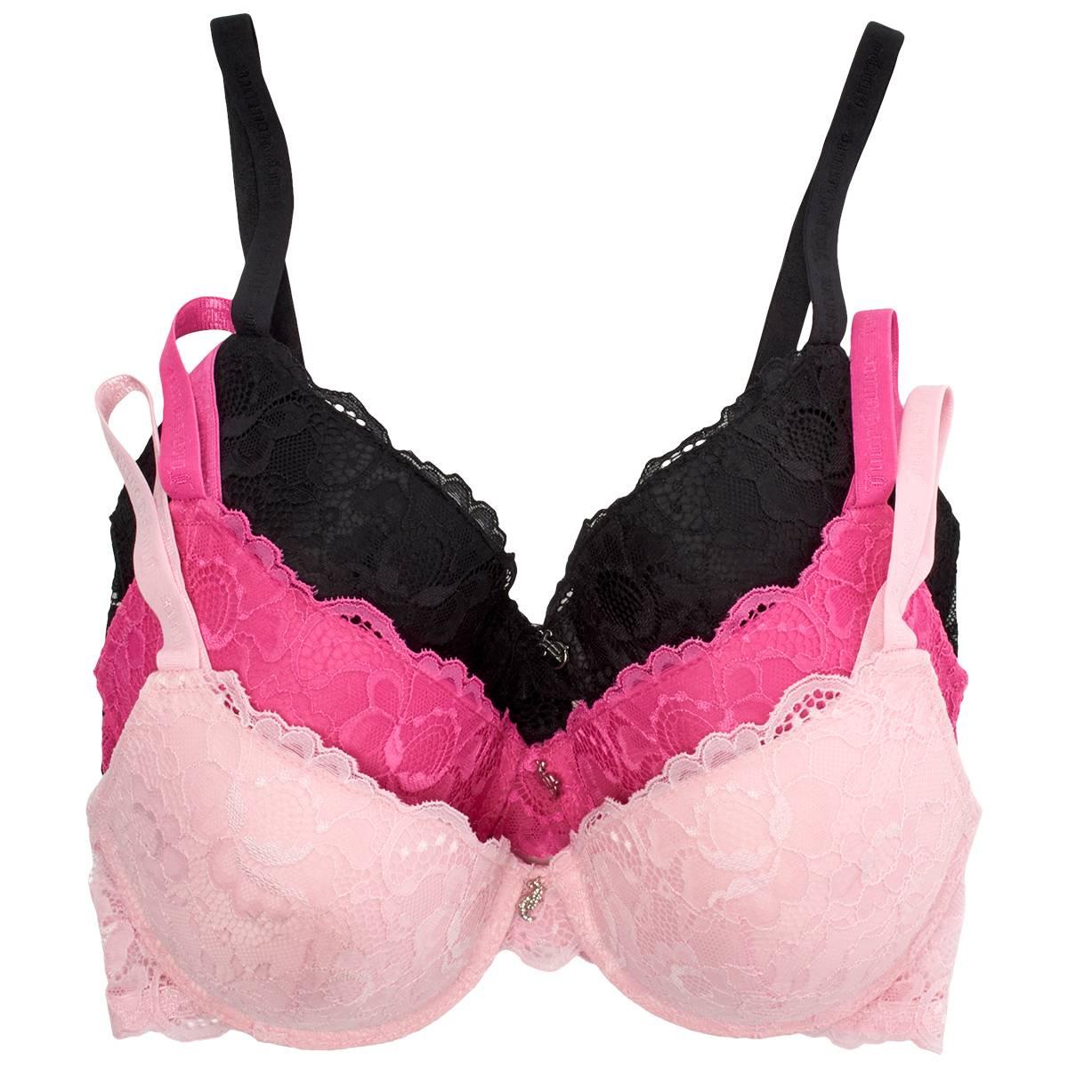 Click here for Juniors Juicy Couture 3pk. Lace Push-Up Molded Bra... prices