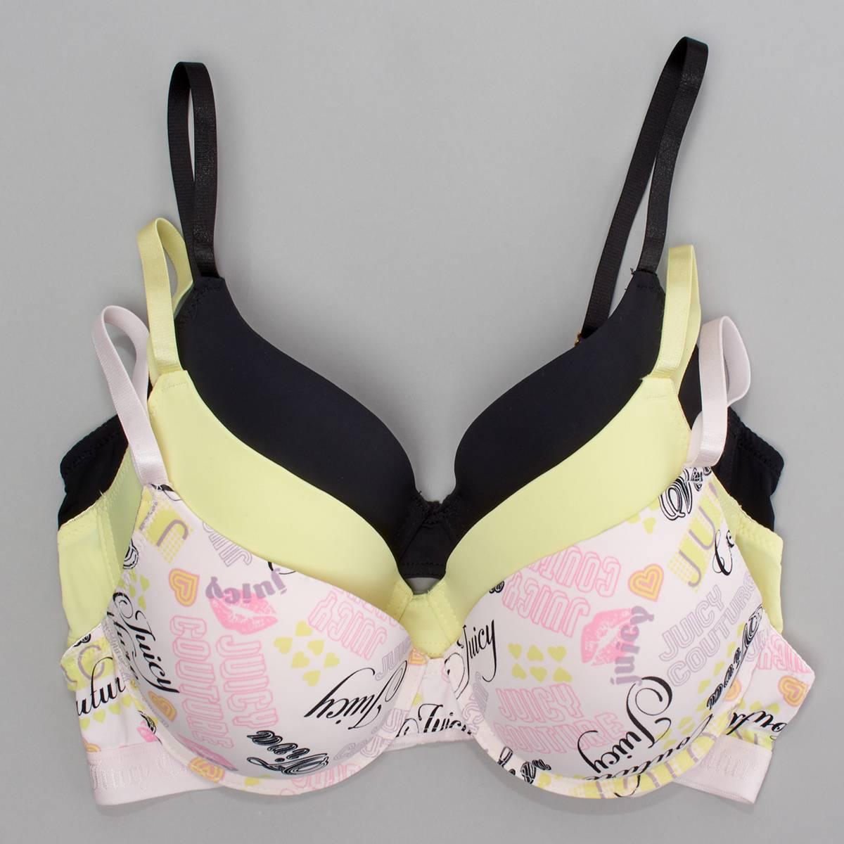 Click here for Juniors Juicy Couture 3pk. Micro Bras w/Logo Elast... prices