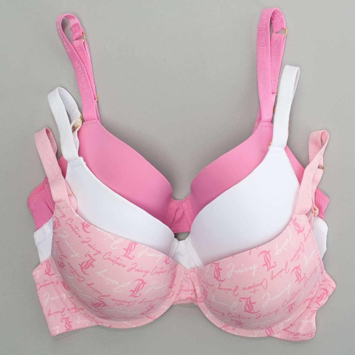 Click here for Juicy Couture 3pk. Jacquard Logo Micro Bras JC4603... prices