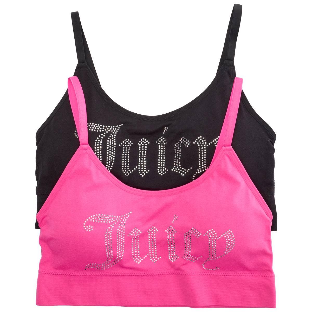 Click here for Juniors Juicy Couture 2pk. Bralettes with Rhinesto... prices