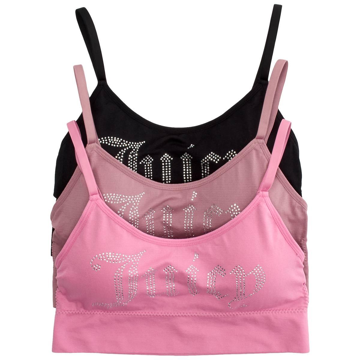 Click here for Juniors Juicy Couture 3pk. Seamless Bralette Bras... prices