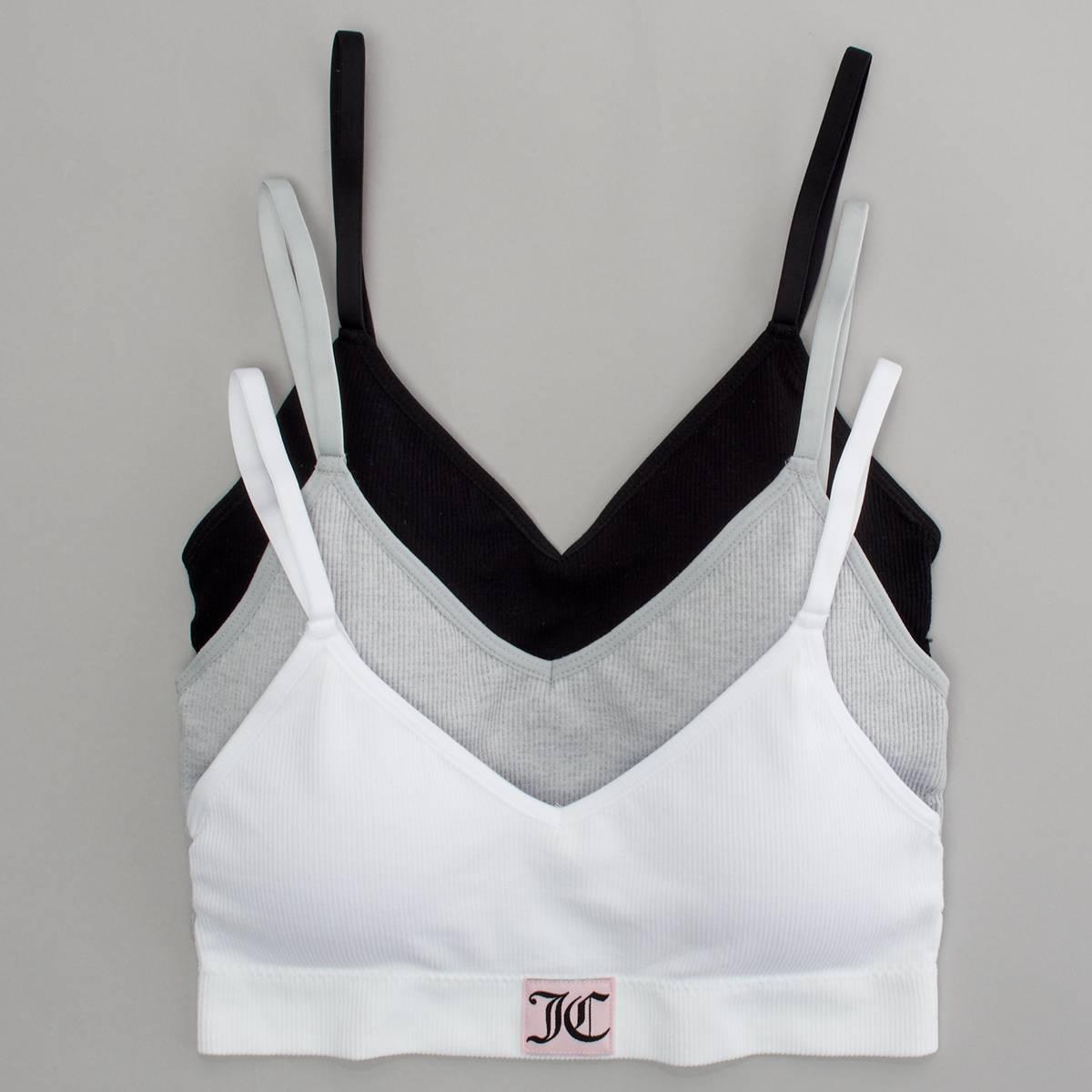 Click here for Juniors Juicy Couture 3pk. Seamless Rib Bralettes... prices