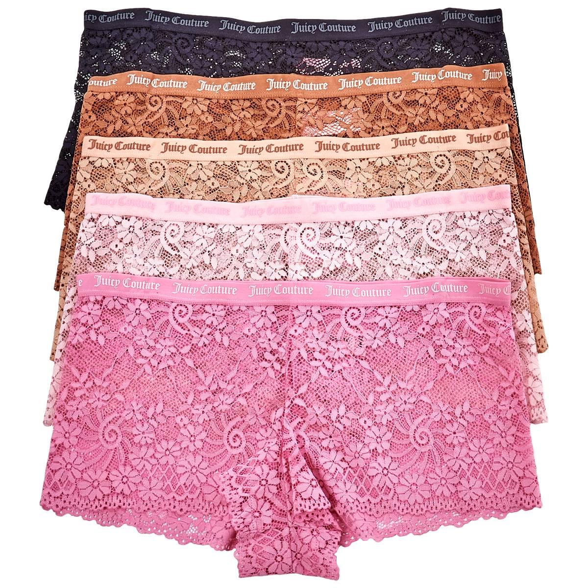 Click here for Womens Juicy Couture 5pk Boyshort Panties - JC6861... prices