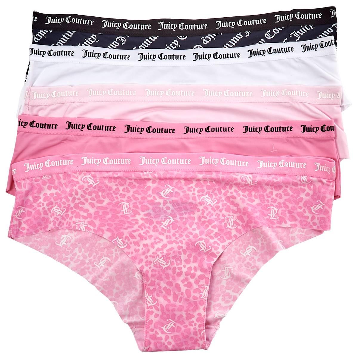 Click here for Womens Juicy Couture 5pk. Raw Edge Hipster Panties... prices