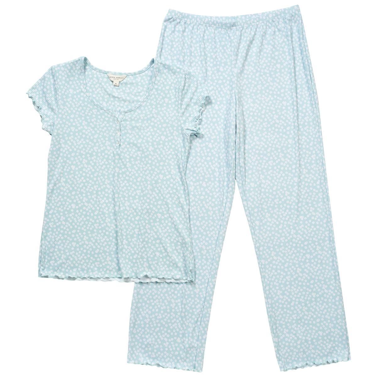 Click here for Womens Laura Ashley(R) Short Sleeve Mini Daisy Paj... prices