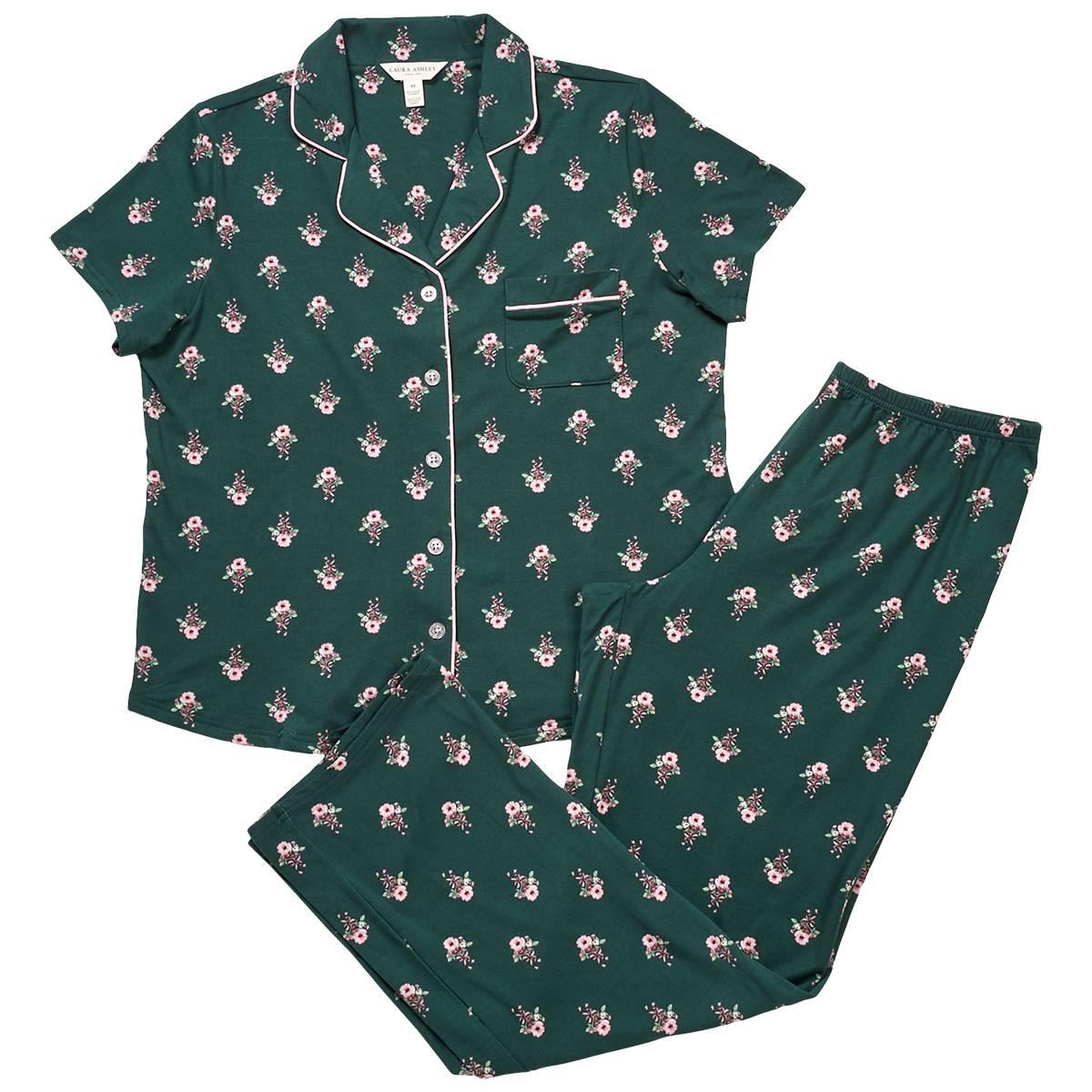 Click here for Womens Laura Ashley Pajama Gift Set Peached Floral... prices