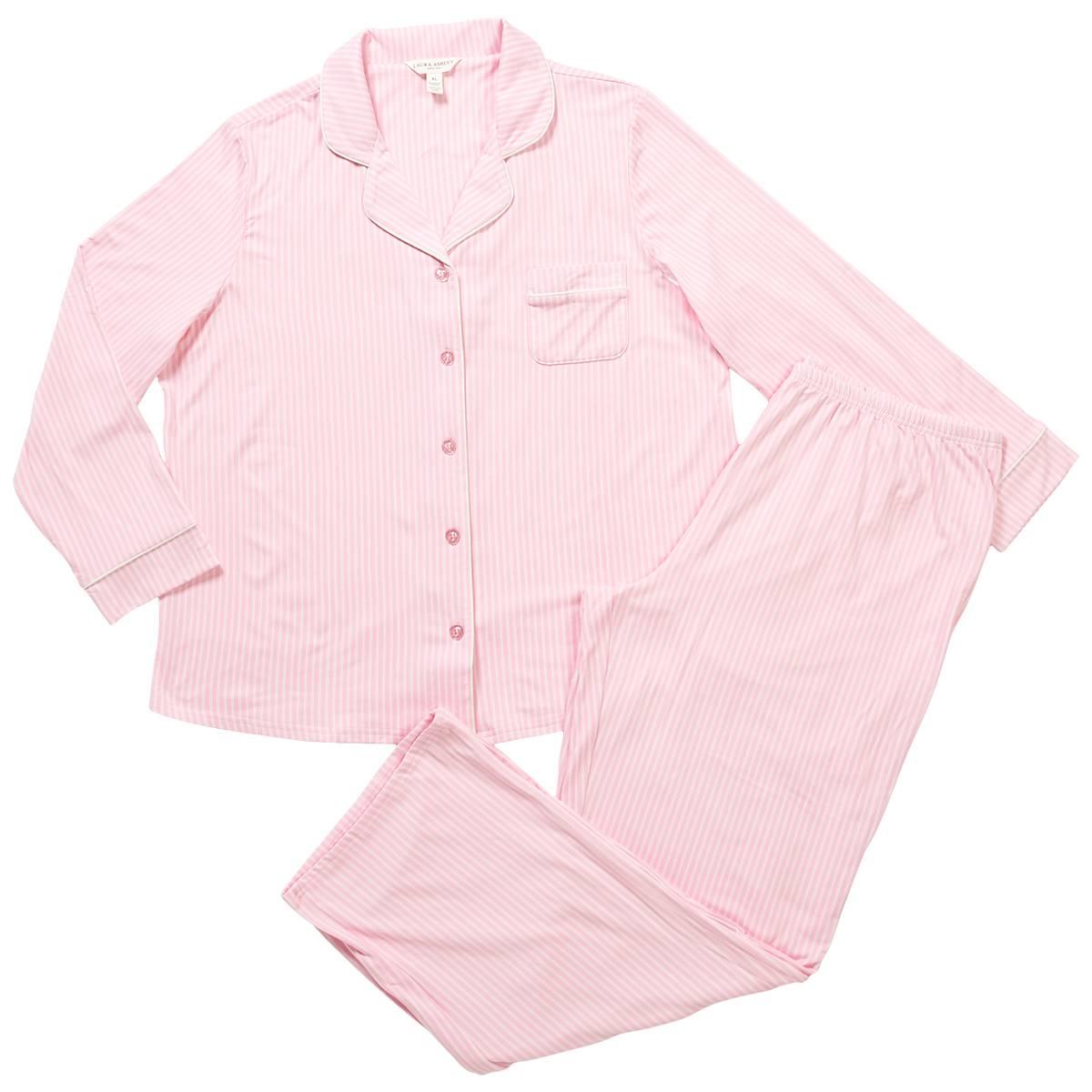 Click here for Womens Laura Ashley Brushed Back Peached Double St... prices