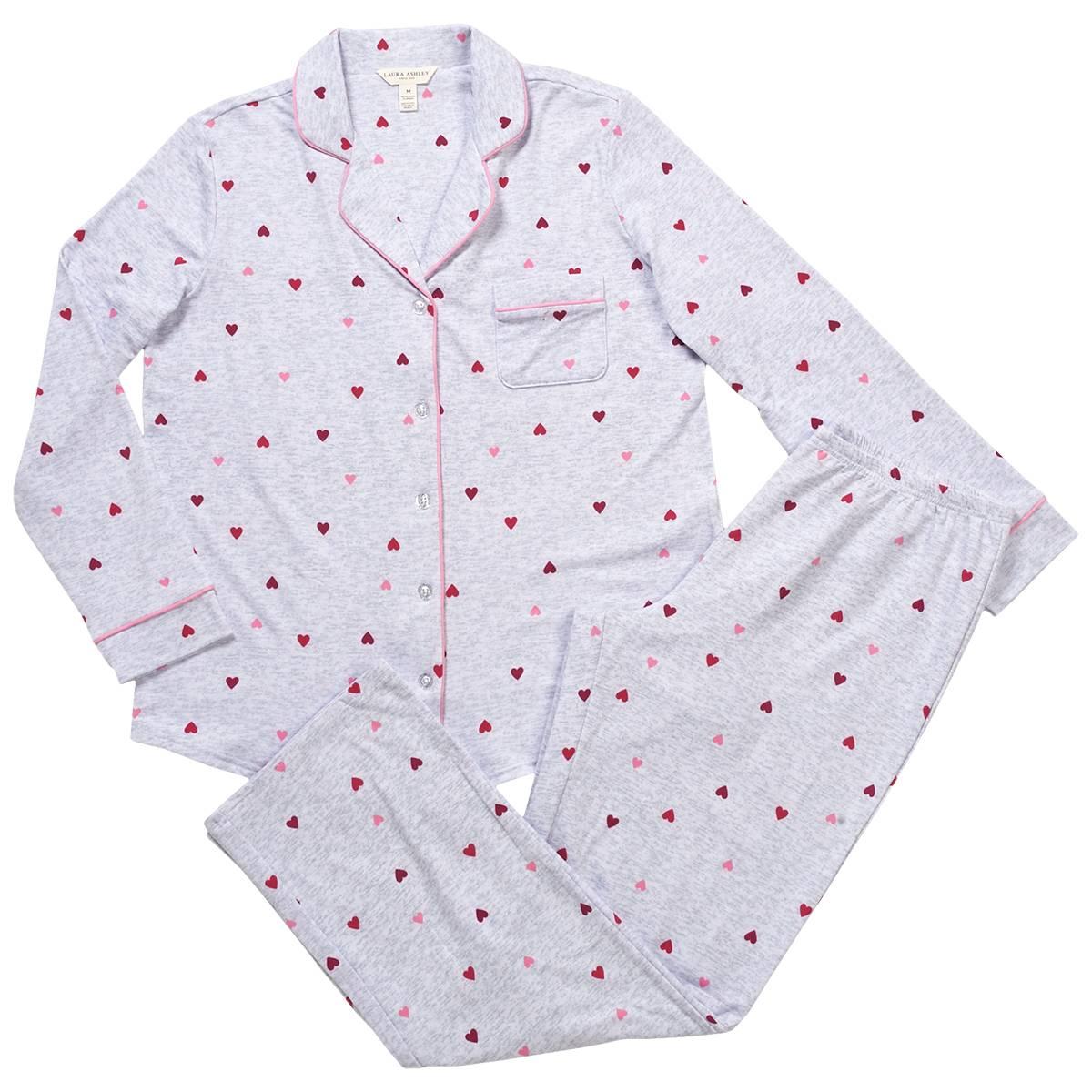 Click here for Womens Laura Ashley Scattered Hearts Pajama Gift S... prices