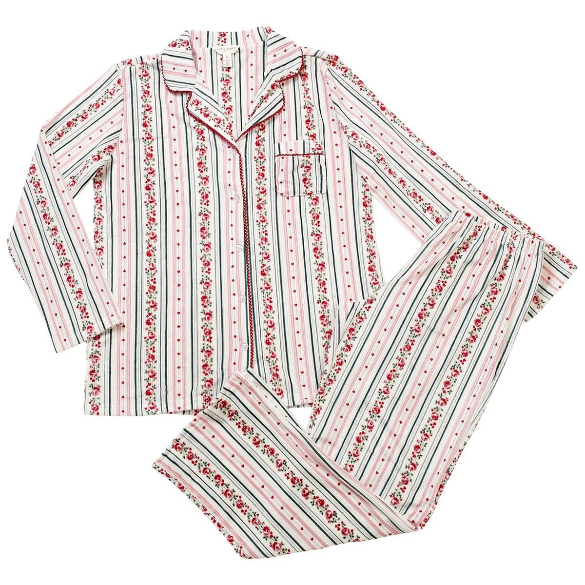 Click here for Womens Laura Ashley Ribbed Pajama Gift Set prices