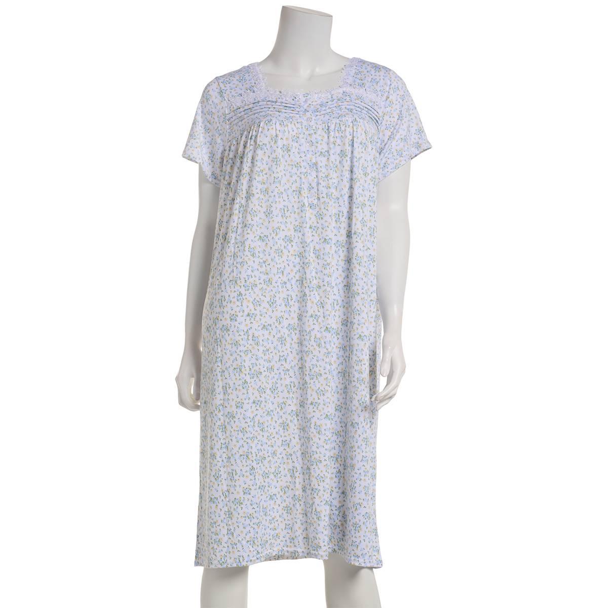 Click here for Womens Laura Ashley(R) Short Sleeve Peached Floral... prices