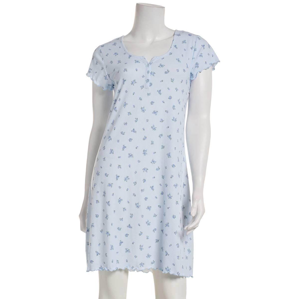 Click here for Womens Laura Ashley(R)  Short Sleeve Waffle Floral... prices