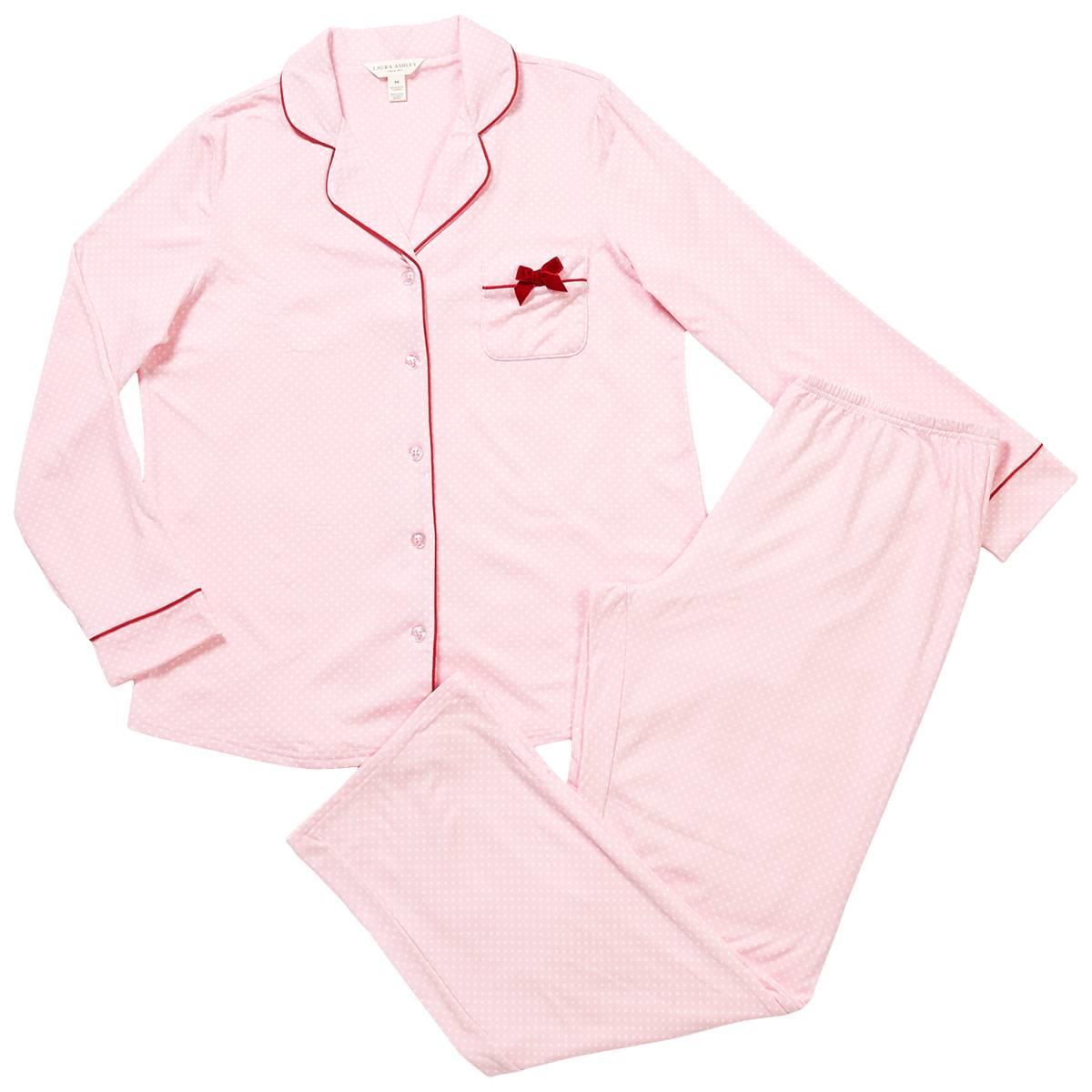 Click here for Womens Laura Ashley Polka Dot Pajama Gift Set prices