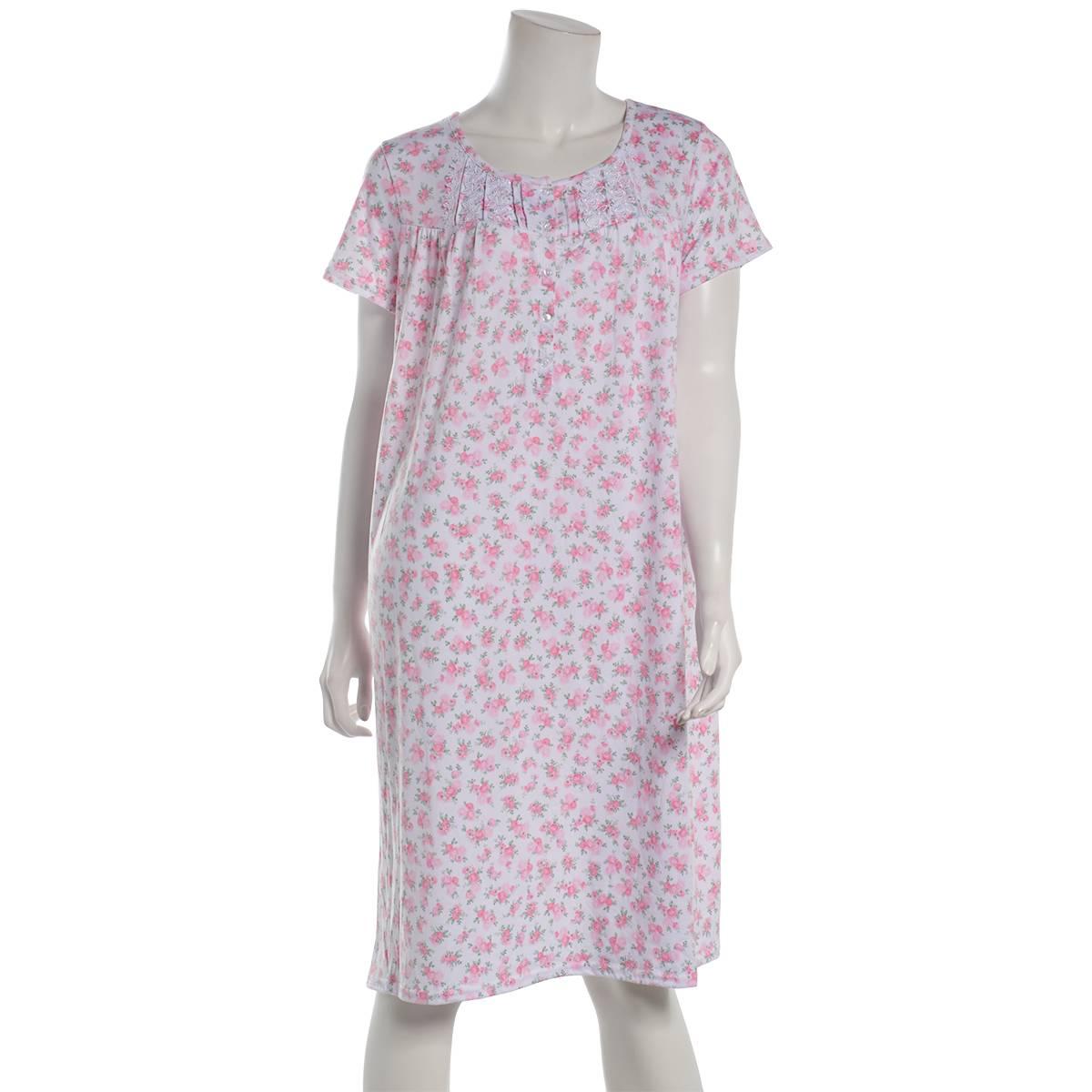 Click here for Womens Laura Ashley(R) Short Sleeve Tossed Roses H... prices